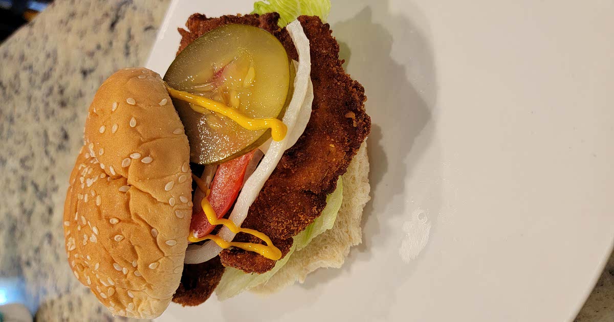 "Indiana" Style Pork Tenderloin Sammich Recipe - Samsung Food