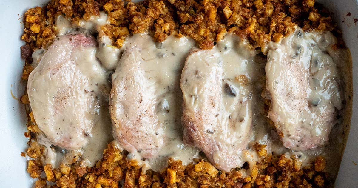 Stuffing Stuffed Pork Chops Recipe — Samsung Food