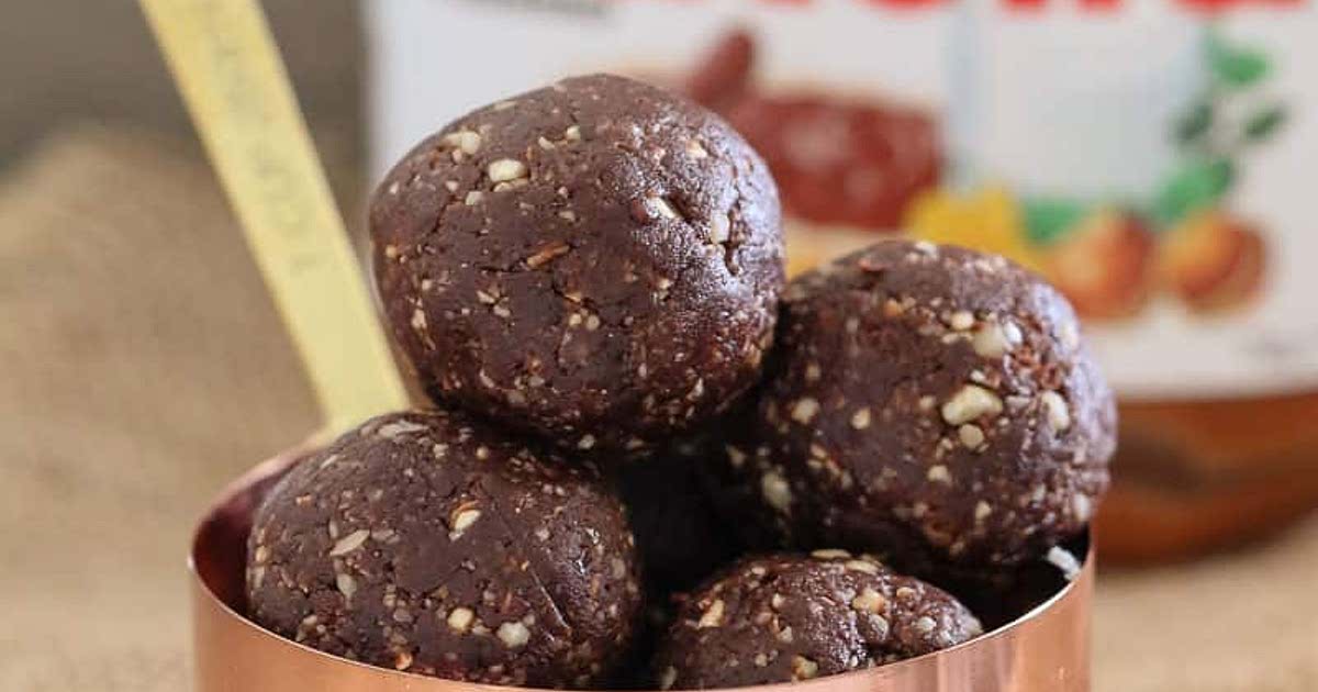 Healthy 'Nutella' Protein Balls | 3 Ingredients Recipe - Samsung Food