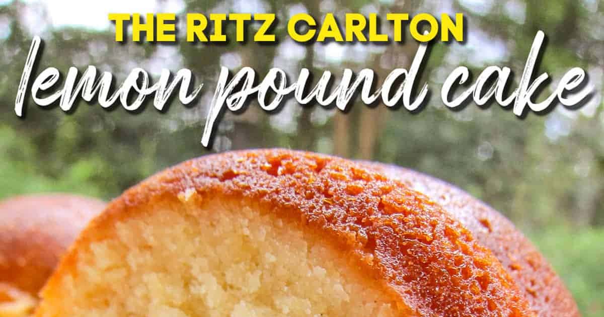 The Ritz Carlton Lemon Pound Cake Recipe - Samsung Food