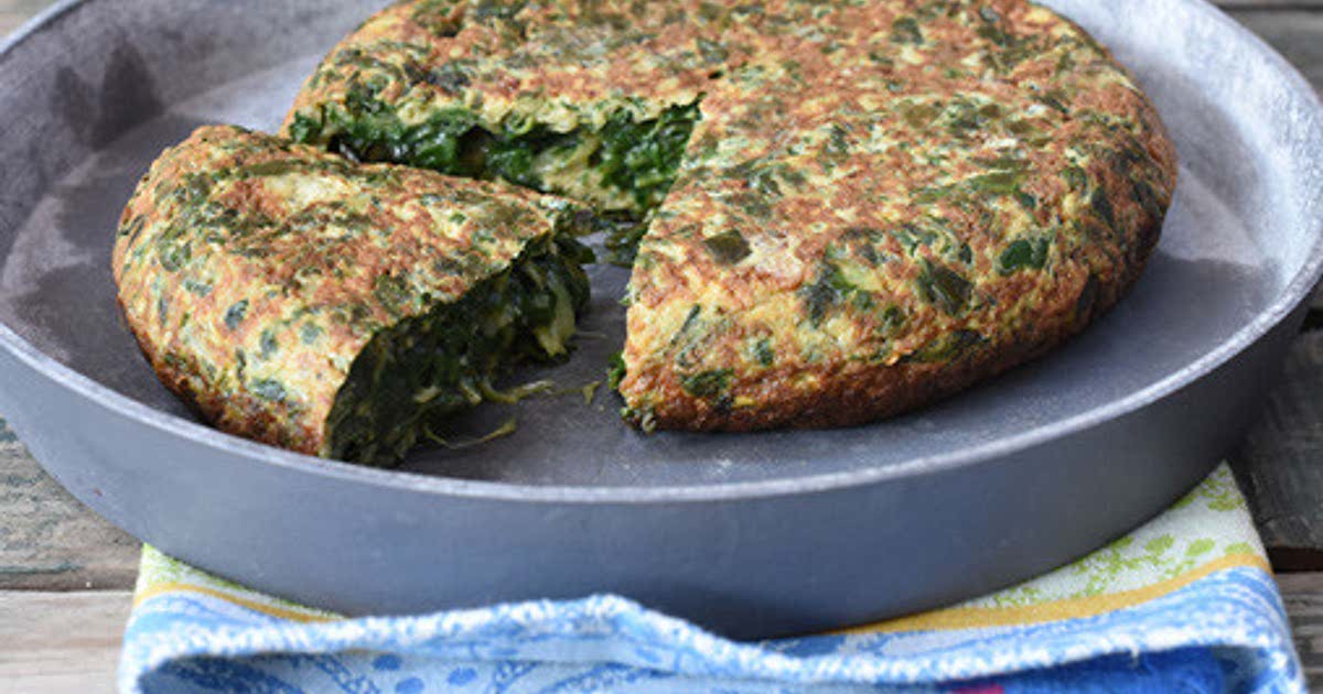 Receta Tortilla de Acelga | Gourmet Recipe - Samsung Food