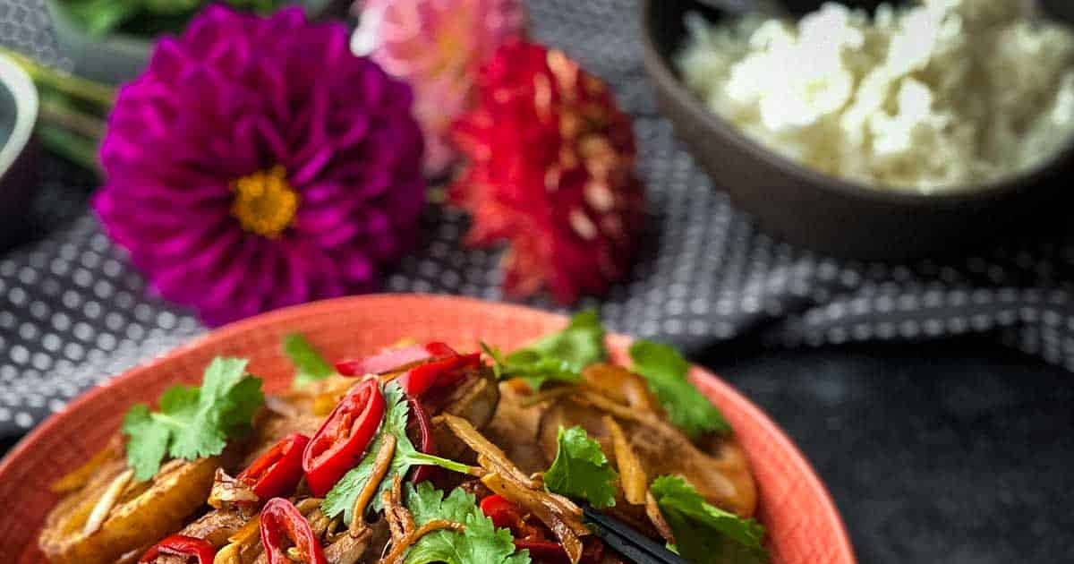 Hot And Sour Stir Fried Lotus Root Recipe Samsung Food