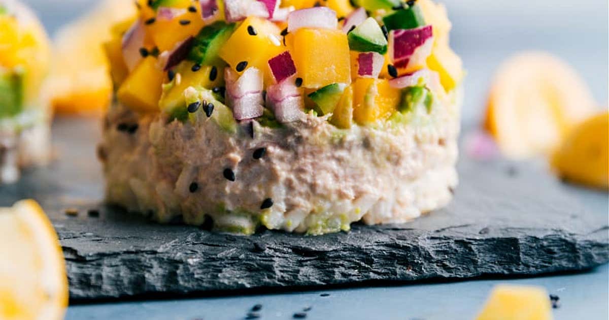 Tuna "Sushi" Stacks Recipe | Samsung Food App