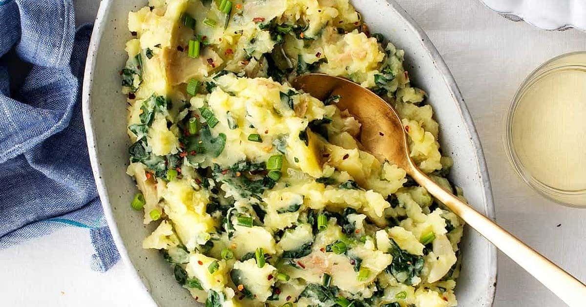 Kale & Olive Oil Vegan Mashed Potatoes Recipe — Samsung Food