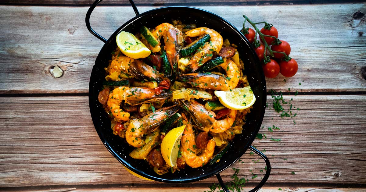 Leek, Artichoke & Prawn Paella by Pureety Recipe - Samsung Food