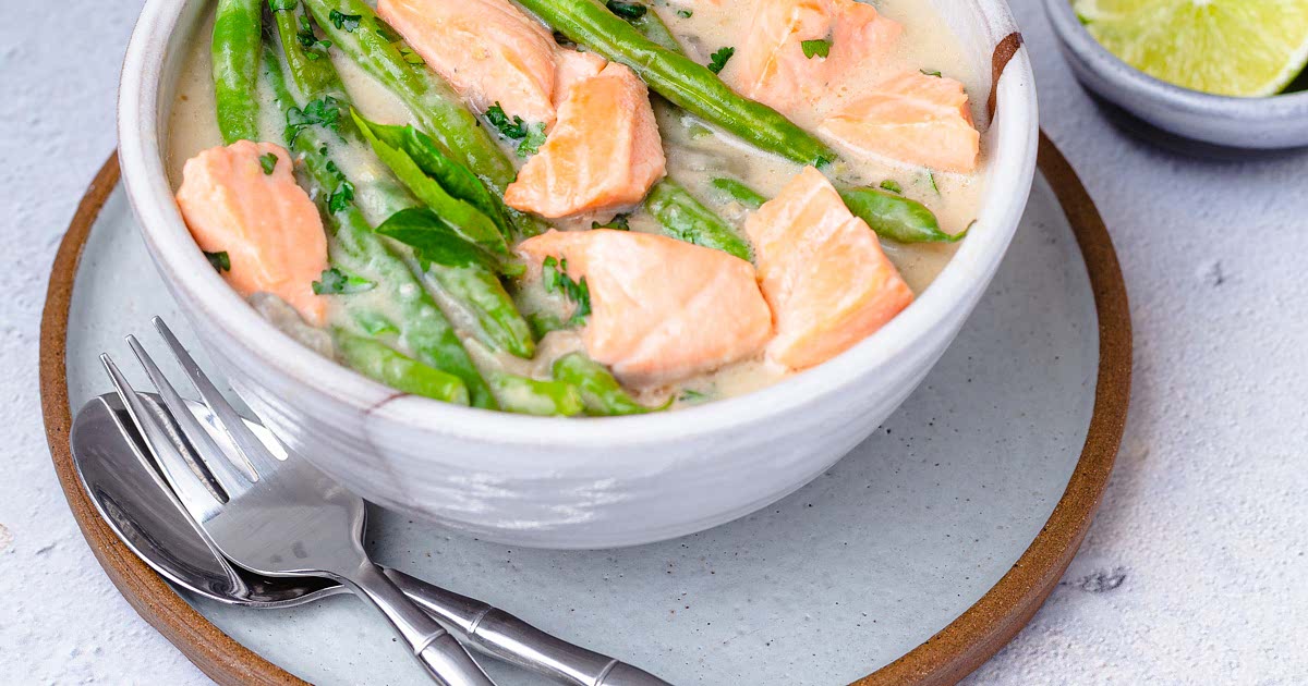 Salmon with Coconut-Miso Sauce Recipe - Samsung Food