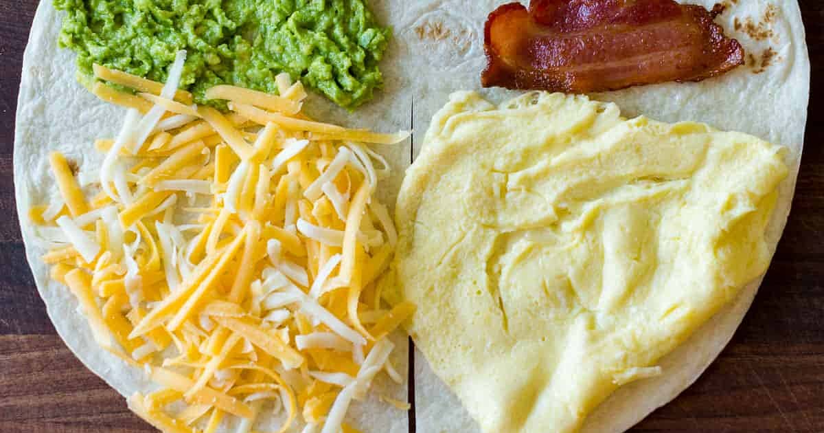 TikTok Breakfast Tortilla Wrap Fold Recipe - Samsung Food