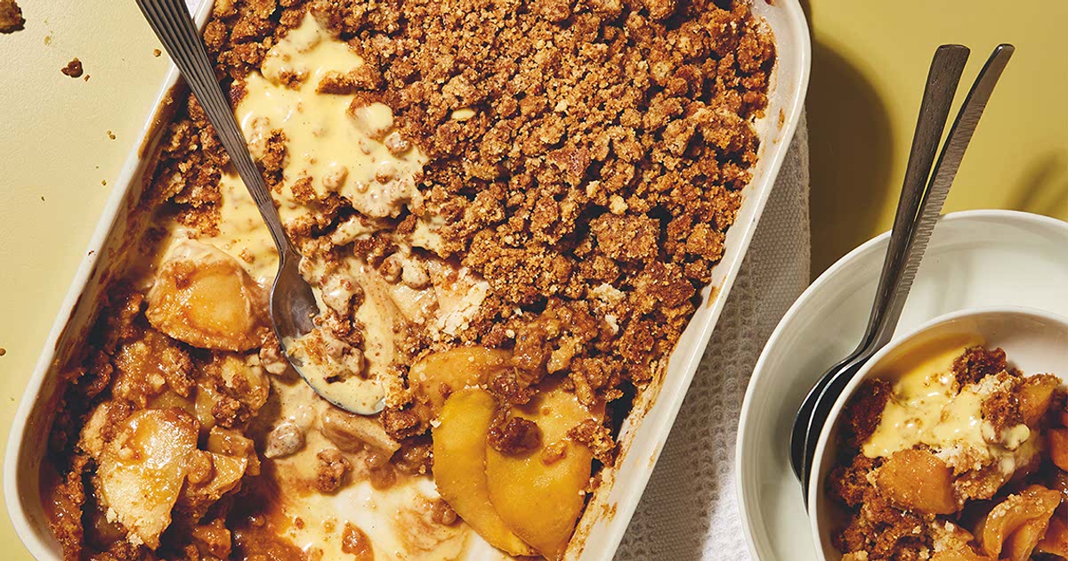 Butterscotch apple crumble Recipe | Samsung Food App