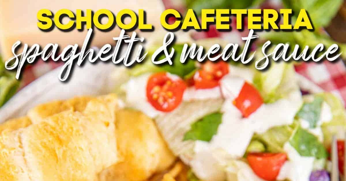 School Cafeteria Spaghetti & Meat Sauce Recipe - Samsung Food