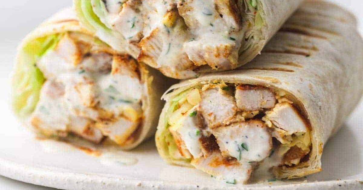 Rocket, chicken & avocado wrap Recipe — Samsung Food