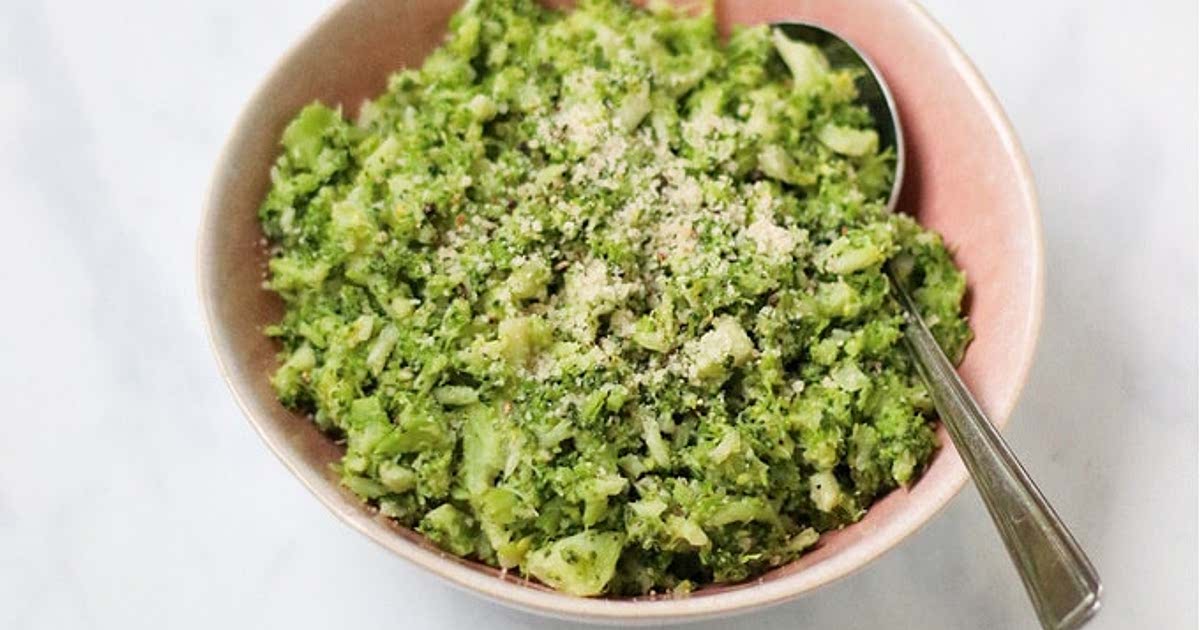 Garlic & Parmesan Broccoli Mash Recipe | Samsung Food App