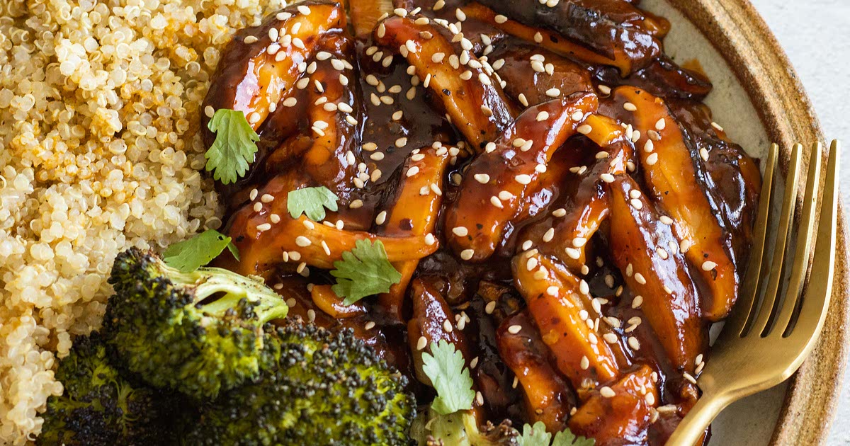 Sticky Sesame Shiitake Mushrooms Recipe — Samsung Food
