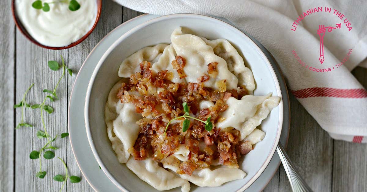 Traditional Dumplings with Pork / Tradiciniai koldūnai su kiauliena ...