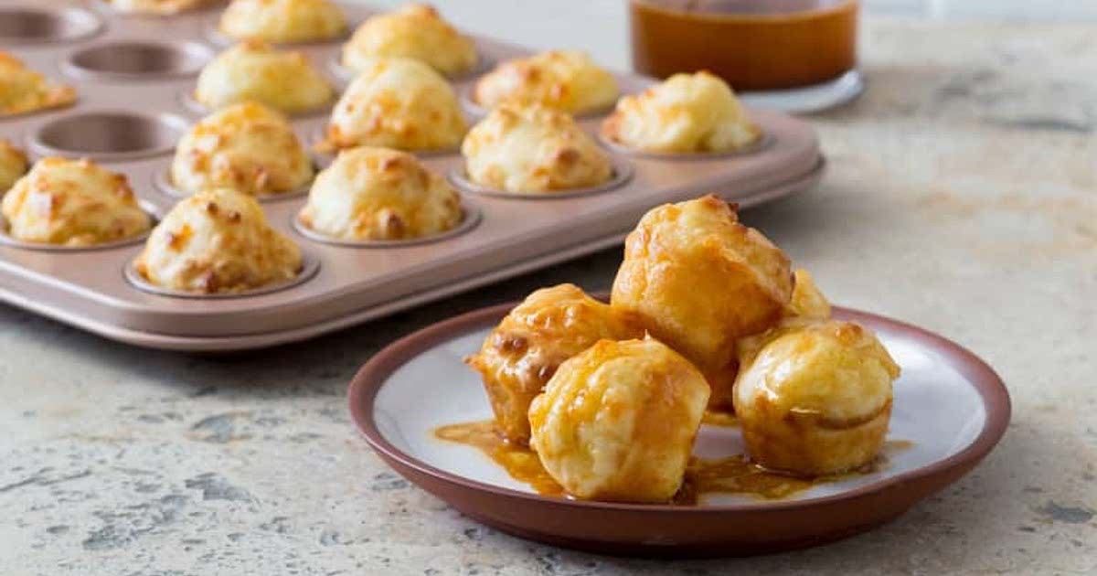 Mini cheese scones with savoury butter Recipe — Samsung Food