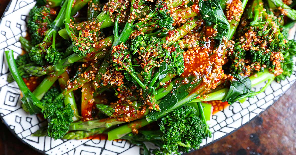 Blanched Vegetables with Chojang Dressing Recipe — Samsung Food