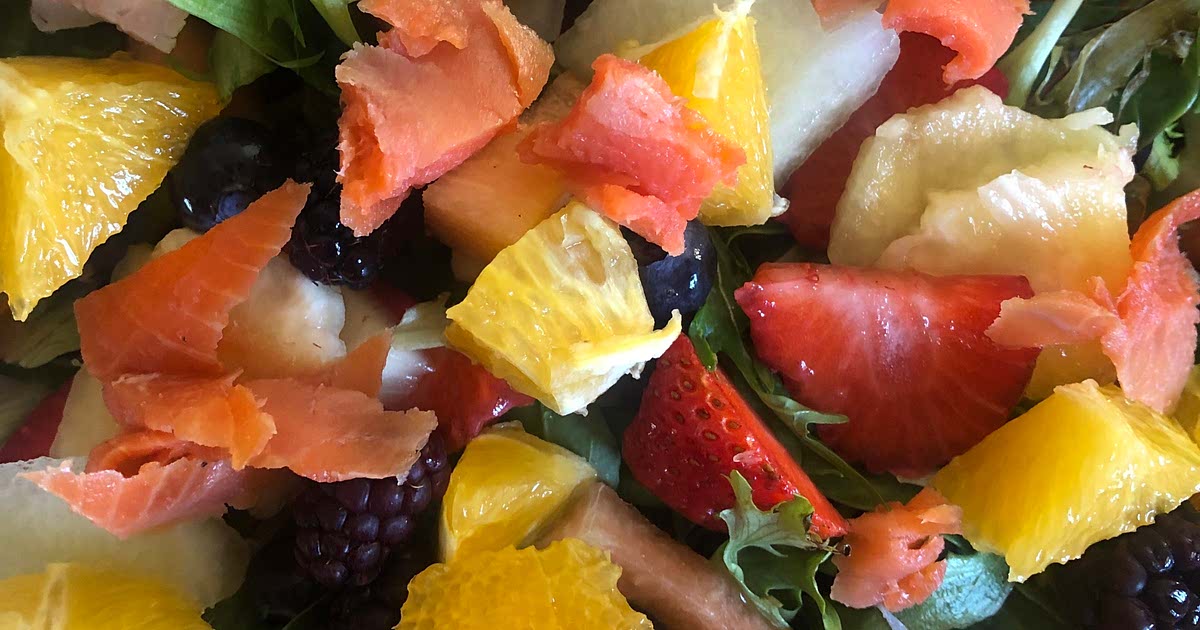 Salmon Fruit Salad Recipe — Samsung Food