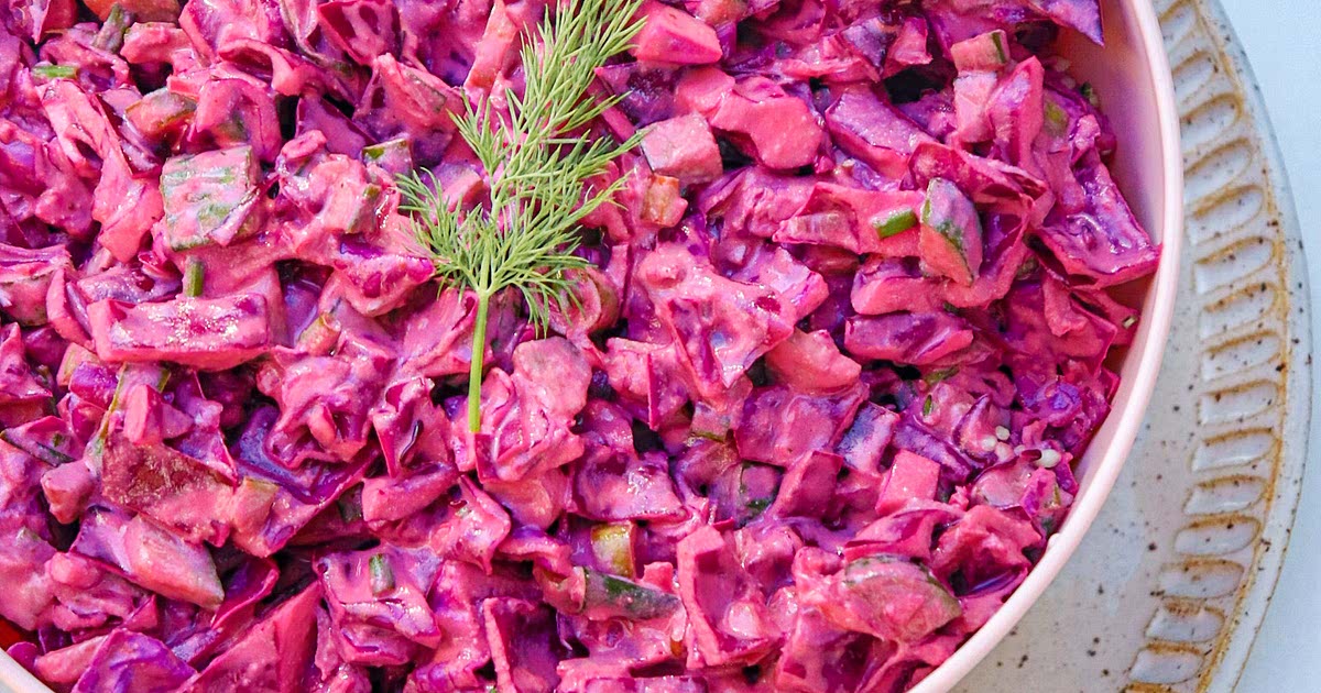 Pink Princess Salad (with creamy beet dill dressing) Recipe | Samsung ...