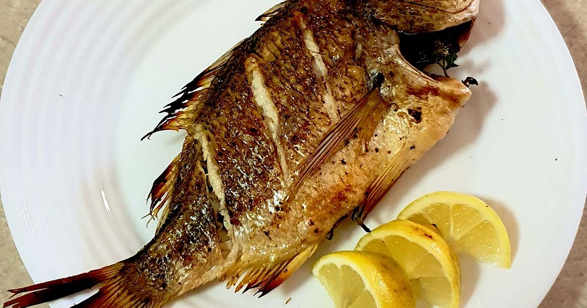 Fire roasted silver bream Recipe — Samsung Food