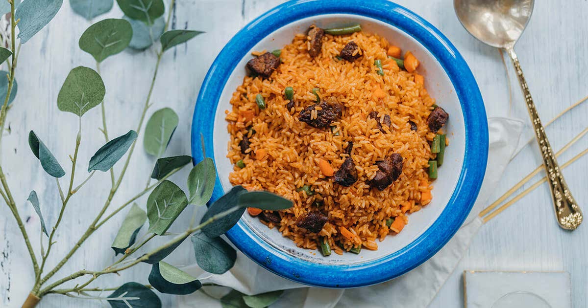 One Pot Cameroonian Jellof/Jollof Rice Recipe - Samsung Food