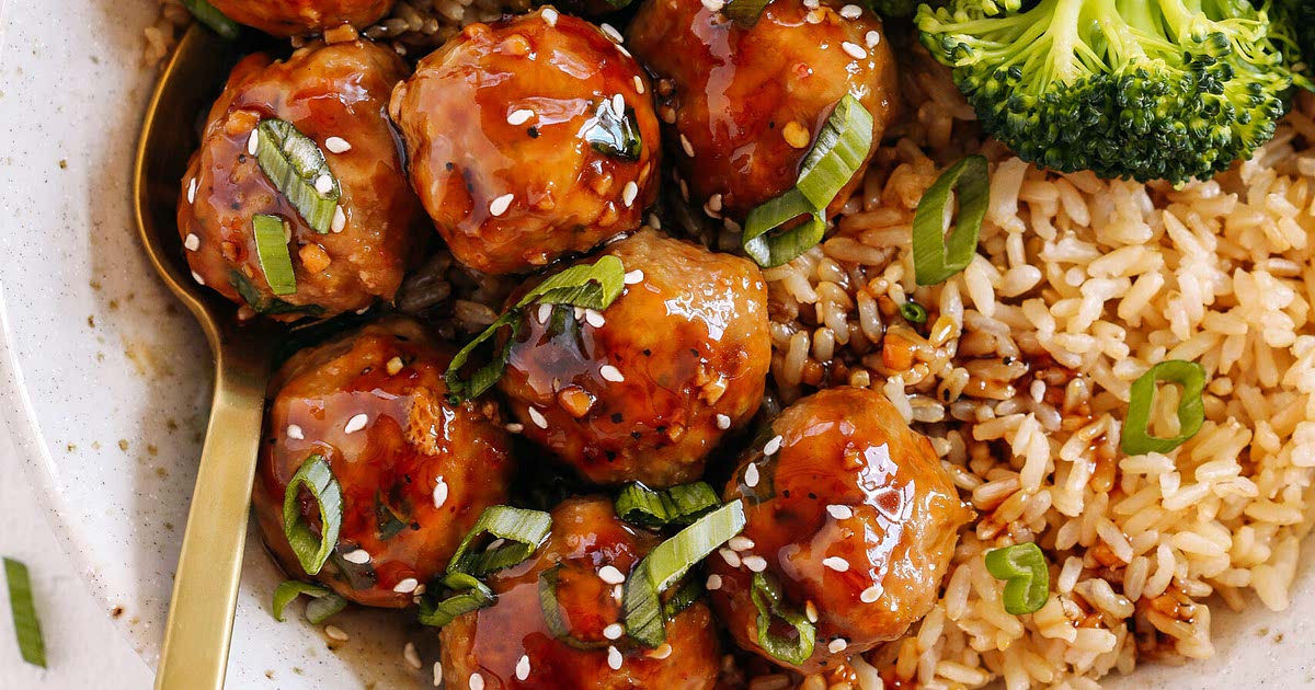 Asian Glazed Turkey Meatballs Recipe - Samsung Food