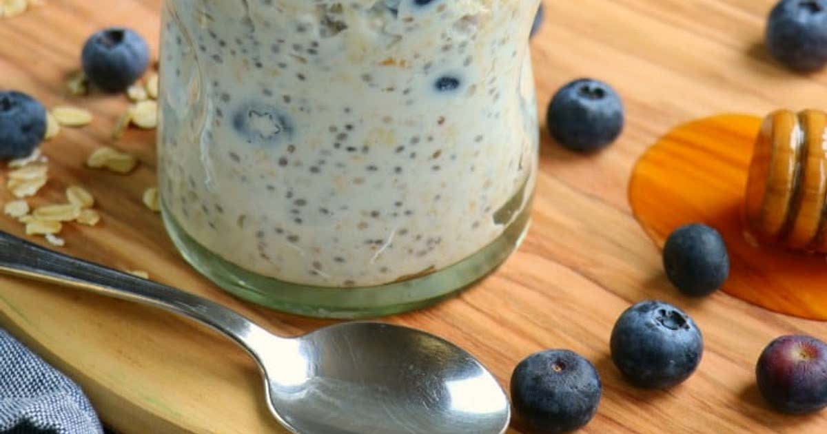 Blueberry Overnight Oats Recipe - Samsung Food