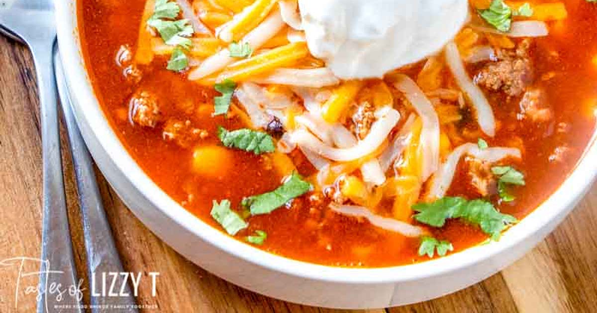 Beefy Mexican Rice Soup Recipe - Samsung Food