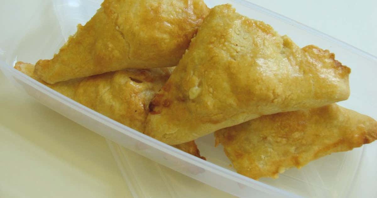 Cheese and onion triangles Recipe - Samsung Food