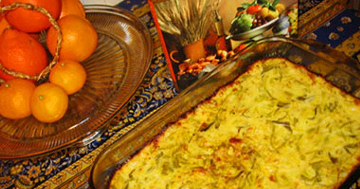 Sephardic Leek and Cheese Casserole Recipe — Samsung Food