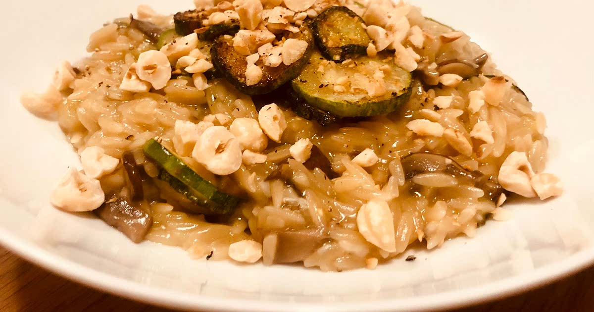 12. Zucchini and Mushroom Risoni “Risotto” Recipe - Samsung Food
