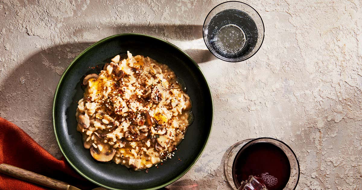 Miso-Mushroom Risotto Recipe — Samsung Food