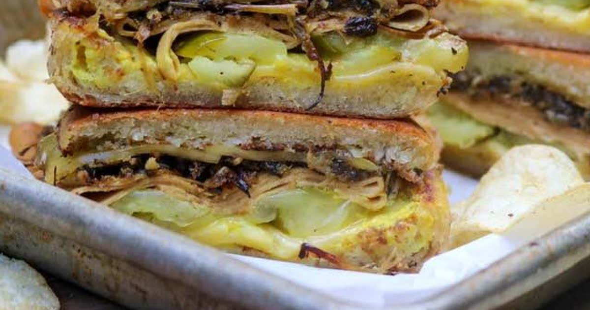 Mojo Artichoke "Pulled Pork" Vegan Cuban Sandwich Recipe - Samsung Food