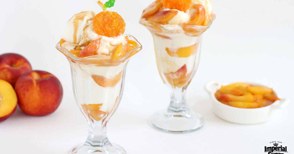 Peach Sundaes Recipe — Samsung Food