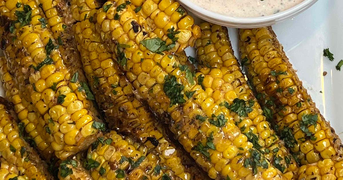 Cajun Corn Ribs with Cajun Ranch Dipping Sauce Recipe — Samsung Food