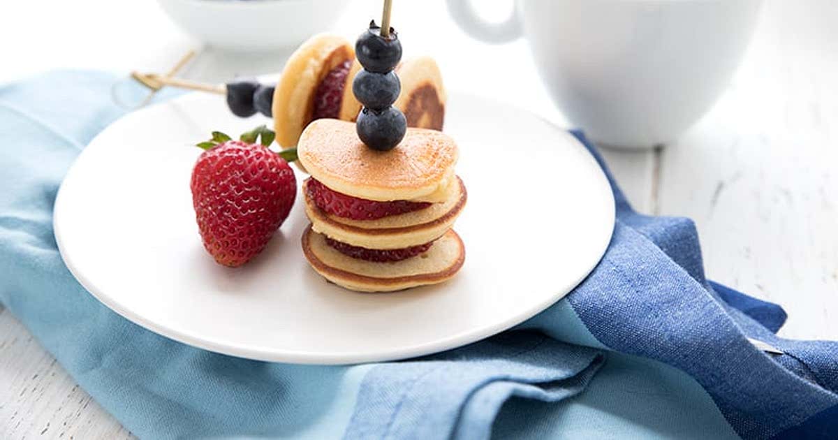 Mini Keto Pancake Skewers Recipe - Samsung Food