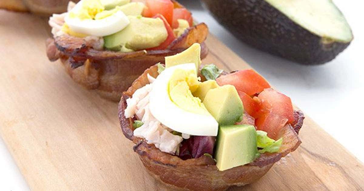 Cobb Salad Bacon Cups Recipe — Samsung Food