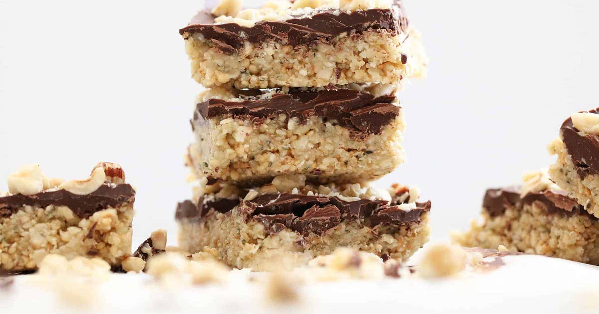 No-Bake Hazelnut Crunch Bars Recipe - Samsung Food