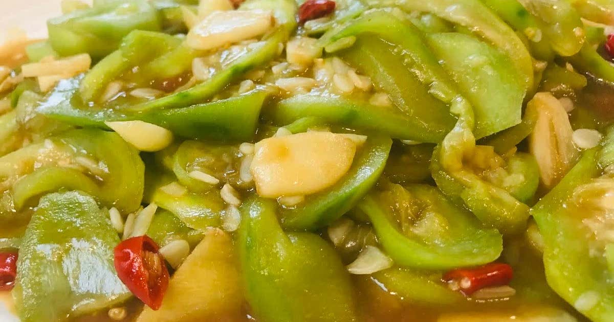Luffa Acutangula Stir Fry | 炒丝瓜 Recipe | Samsung Food App