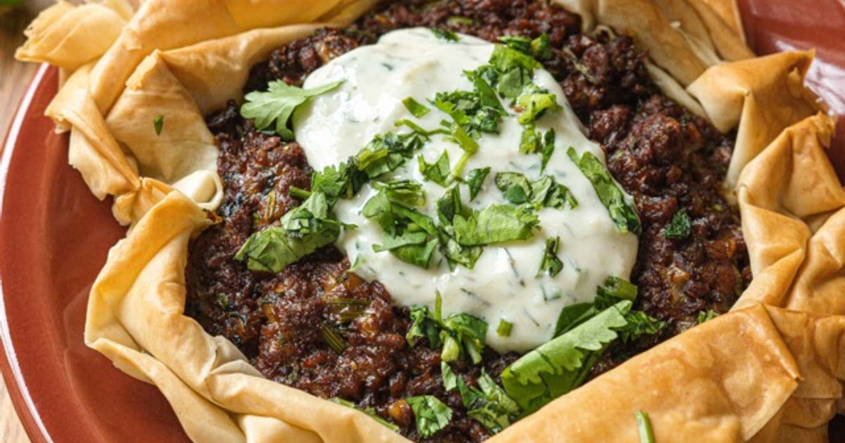 Vegan Meat Pie - Moroccan Fusion Recipe - Samsung Food