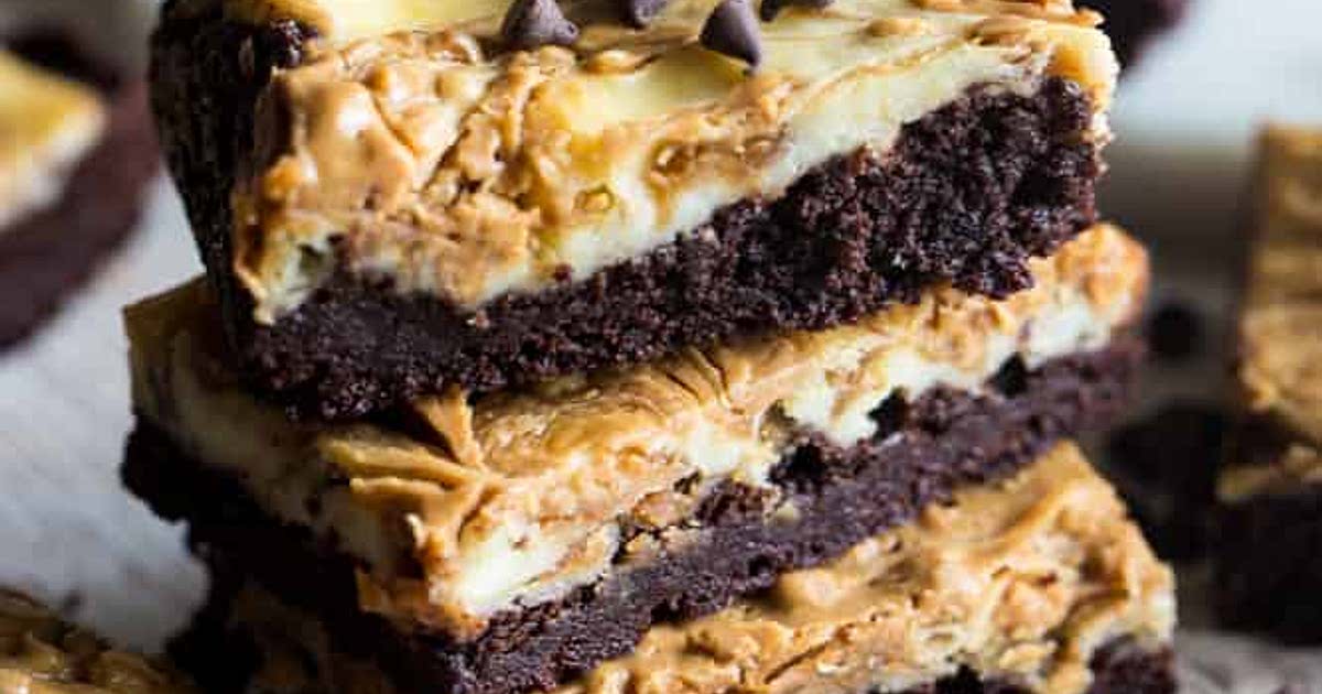 Peanut Butter Cream Cheese Swirled Brownies Recipe - Samsung Food