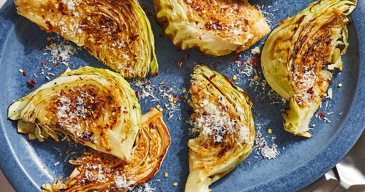 Roasted Garlic-Parmesan Cabbage Recipe - Samsung Food