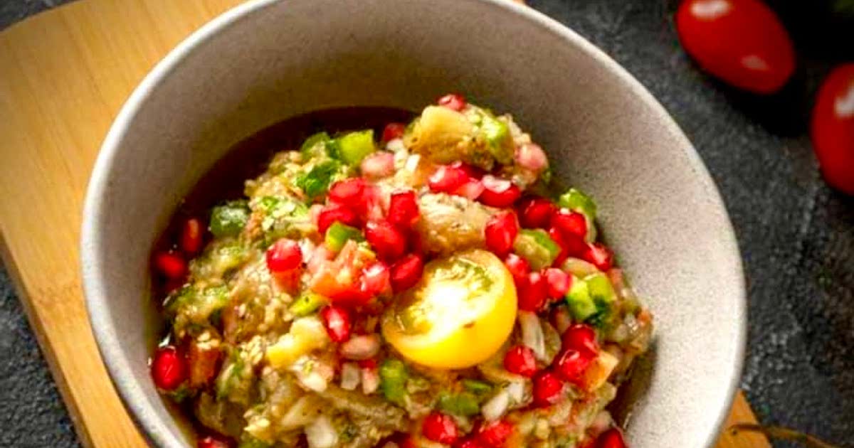 Baba Ghannouj or Eggplant Raheb Salad Recipe - Samsung Food
