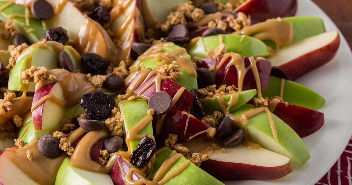 Honey-Peanut Butter Apple Nachos Recipe - Samsung Food