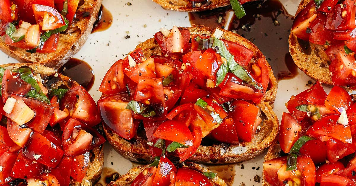 Tomato and Basil Bruschetta Recipe - Samsung Food