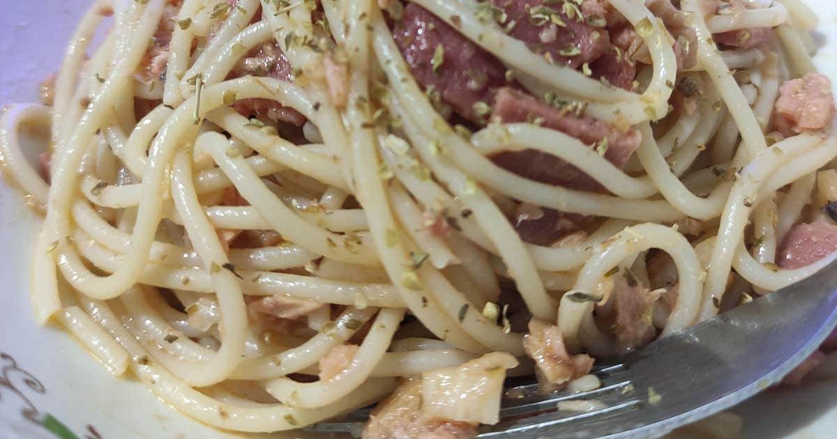 Tuna Pasta with Ham Recipe - Samsung Food