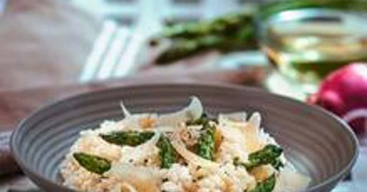 Green Asparagus Risotto Recipe - Samsung Food