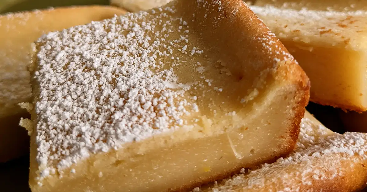 Lemon Butter Mochi Bars Recipe - Samsung Food