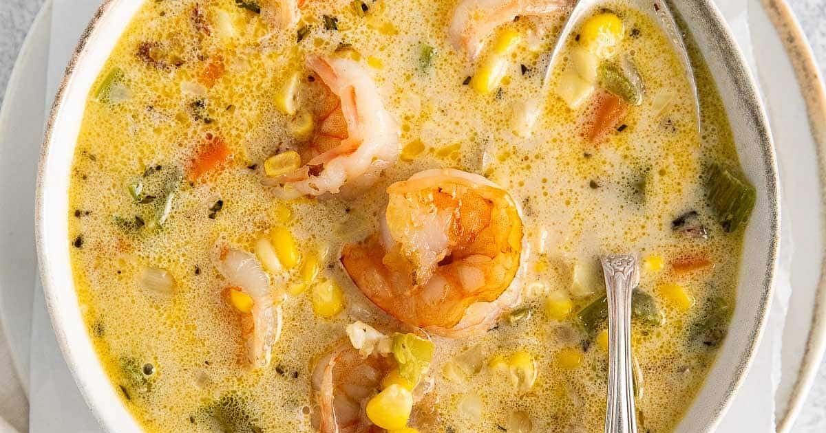 Shrimp Corn Chowder Recipe - Samsung Food