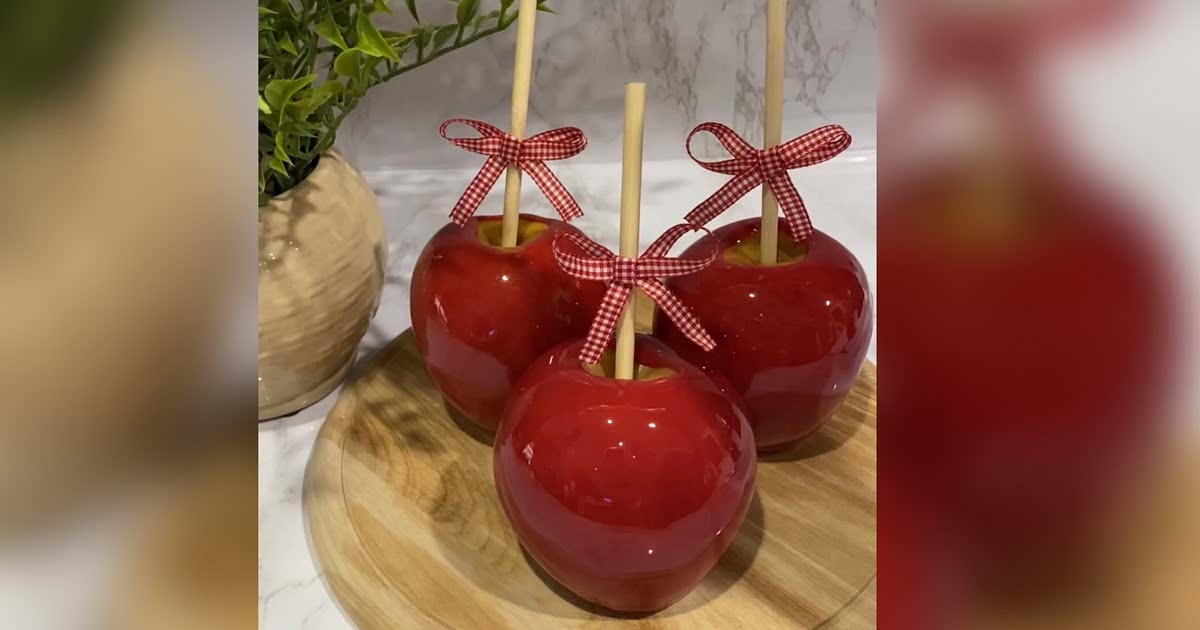Red Candy Apples Recipe | Samsung Food App