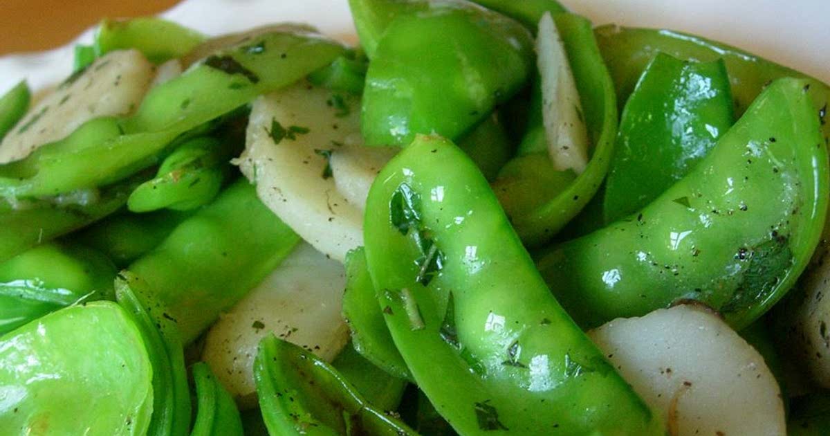 Snow Peas with Water Chestnuts Recipe — Samsung Food