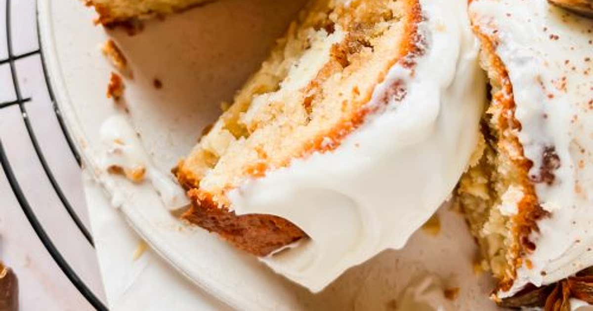 Maple Bundt Cake with Cream Cheese Filling Recipe - Samsung Food